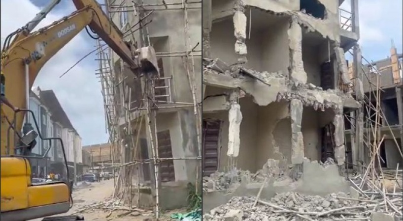 Lagos begins illegal buildings demolition at Trade Fair Complex | News ...